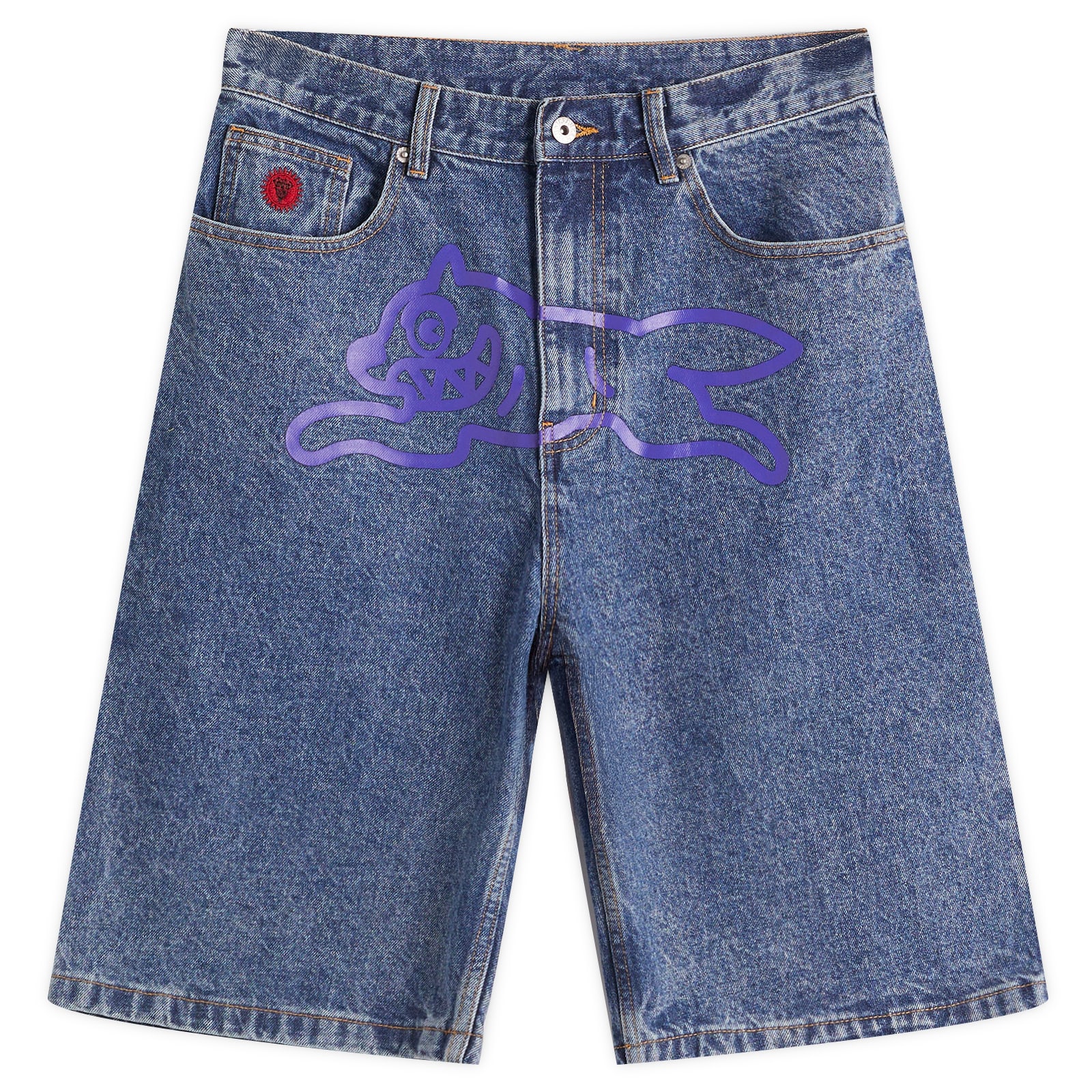 ICECREAM ICECREAM Running Dog Denim Shorts